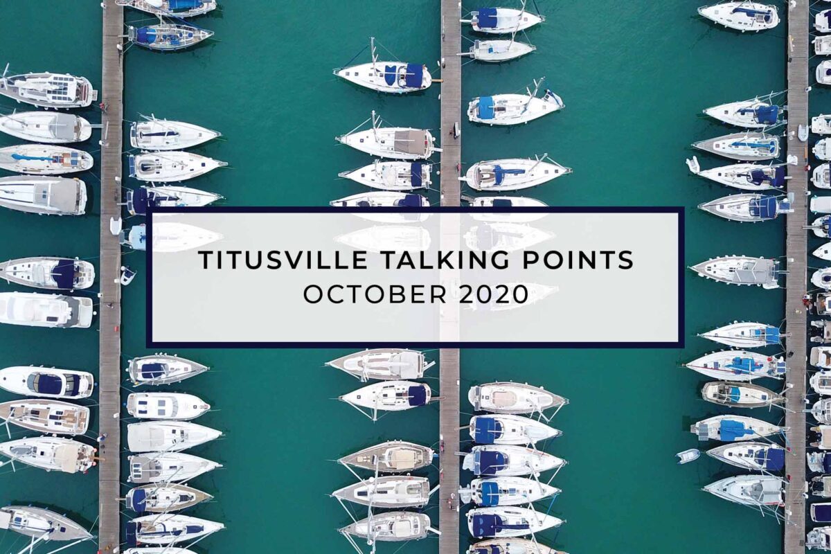 Titusville Talking Points - January 2021 | Titusville Marina